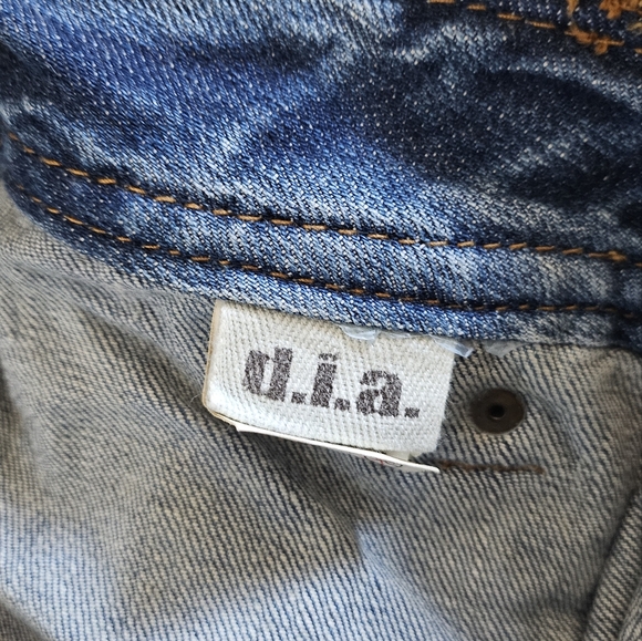 D.I.A | Skirts | Dia Tsuyome Gyaru Denim Mini Skirt With Button Details ...